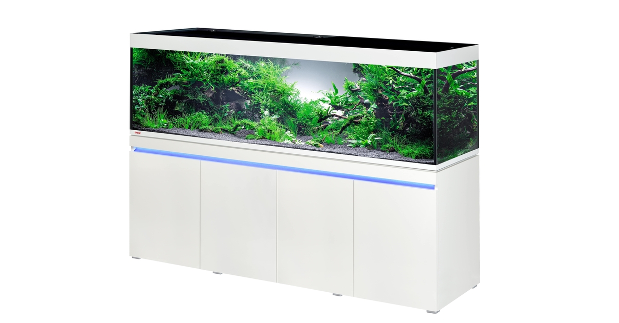 EHEIM Incpiria 630 LED Alpin kit aquarium 200 cm 630 L avec meuble et éclairage LEDs - Aquariums ...